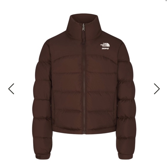 SKIMS | Jackets & Coats | Skims X Northface Puffer Jacket Cocoa | Poshmark